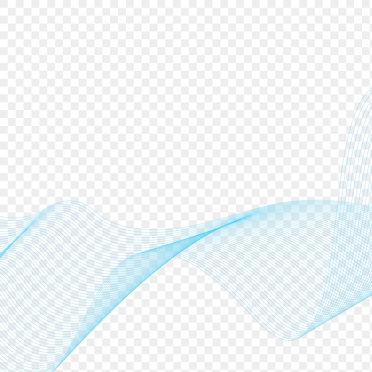 Blue swirly abstract line design | Free PNG Sticker - rawpixel