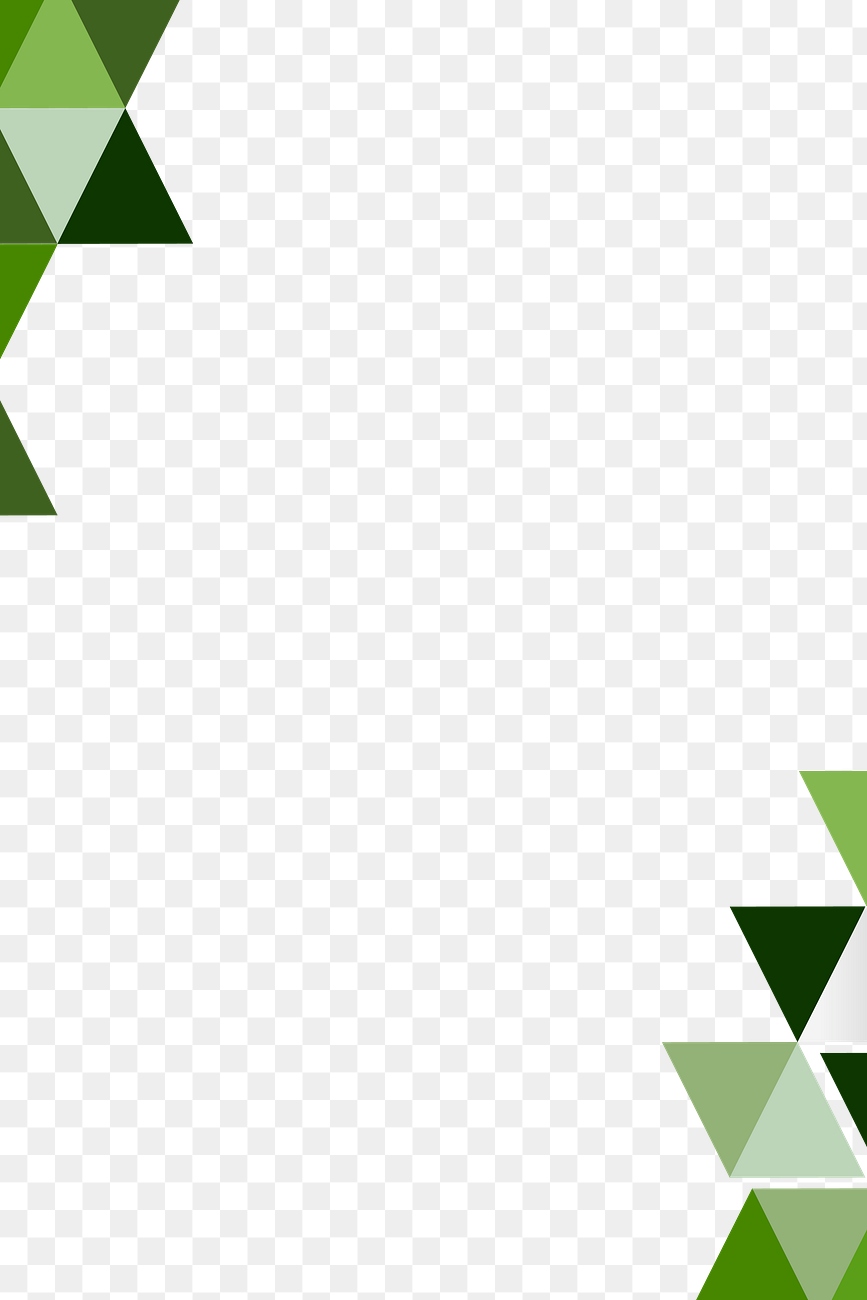 Green geometric template design element