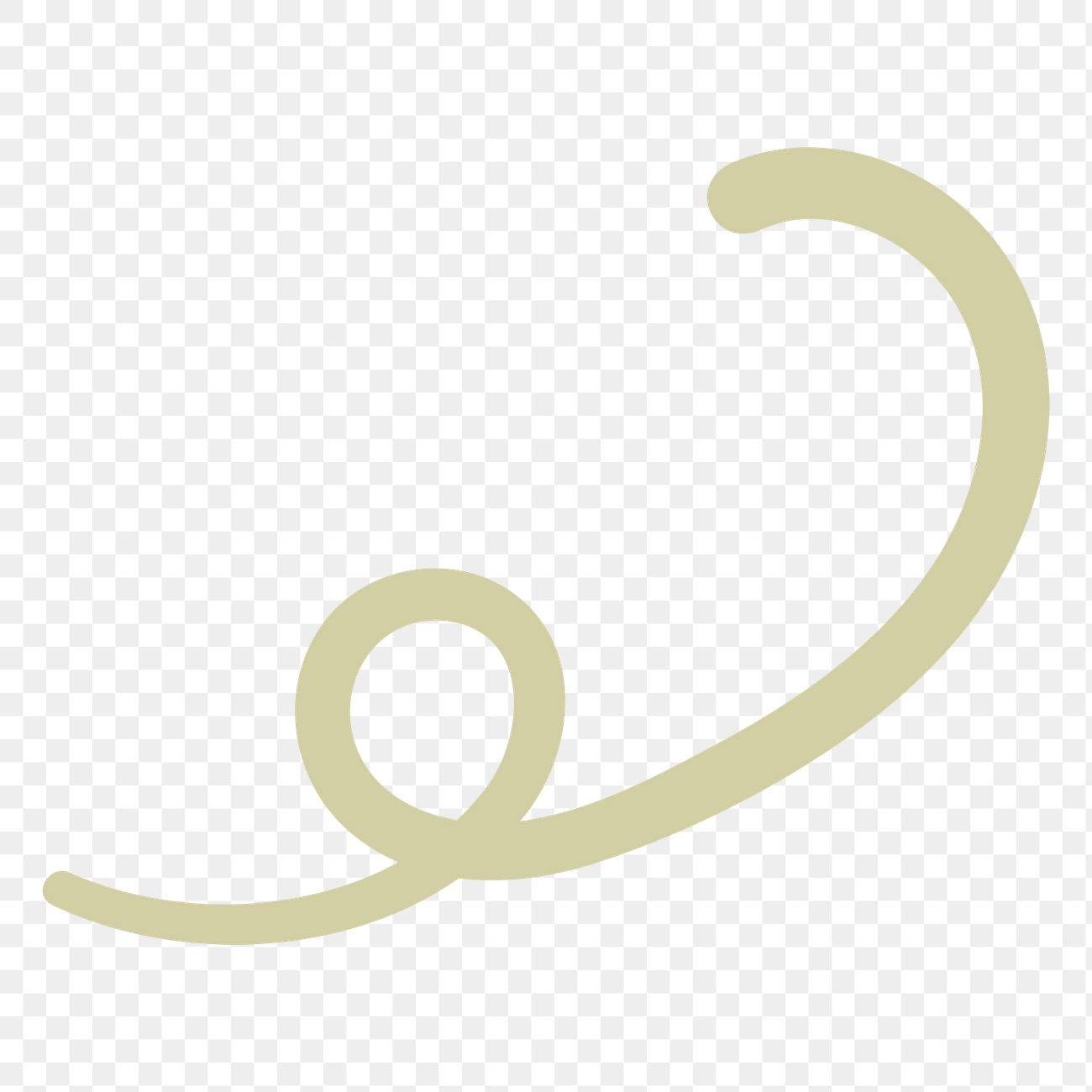Curl line png sticker transparent | Premium PNG - rawpixel