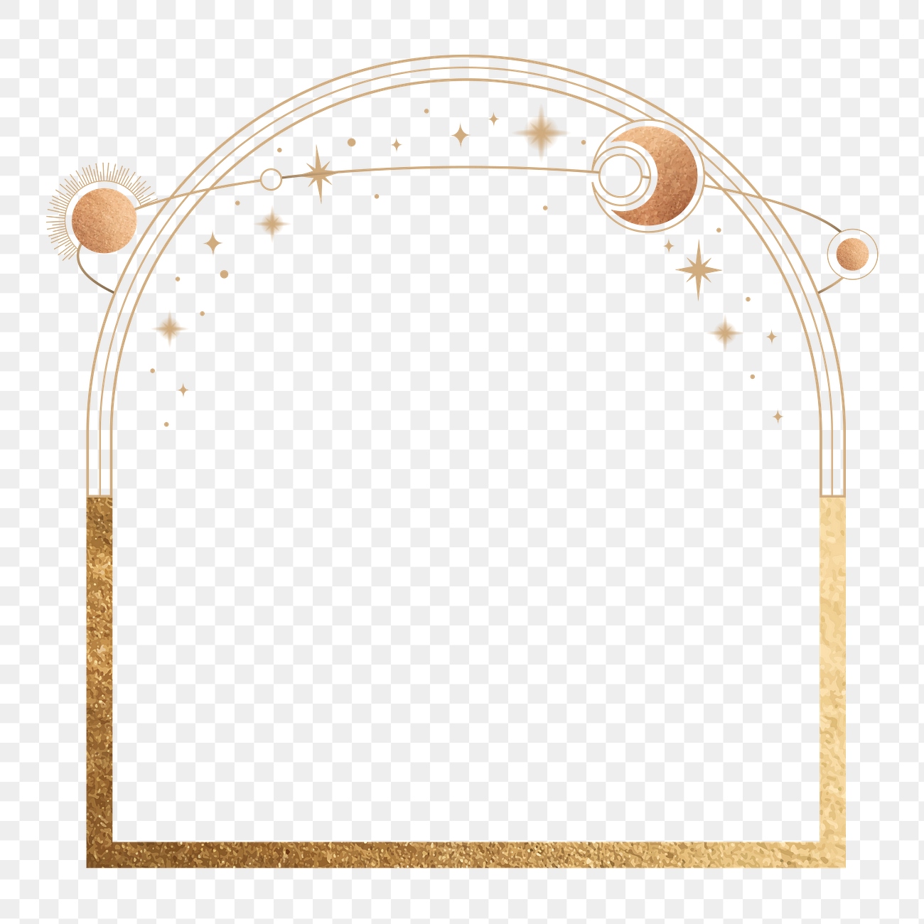 Celestial arch png frame, transparent | Premium PNG - rawpixel