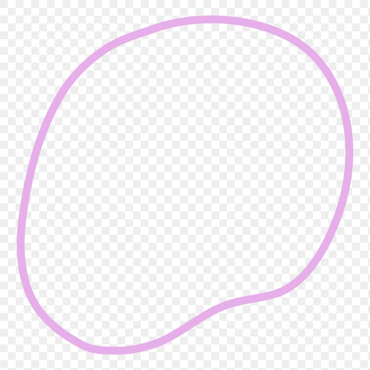 Purple blob png shape sticker, | Premium PNG - rawpixel