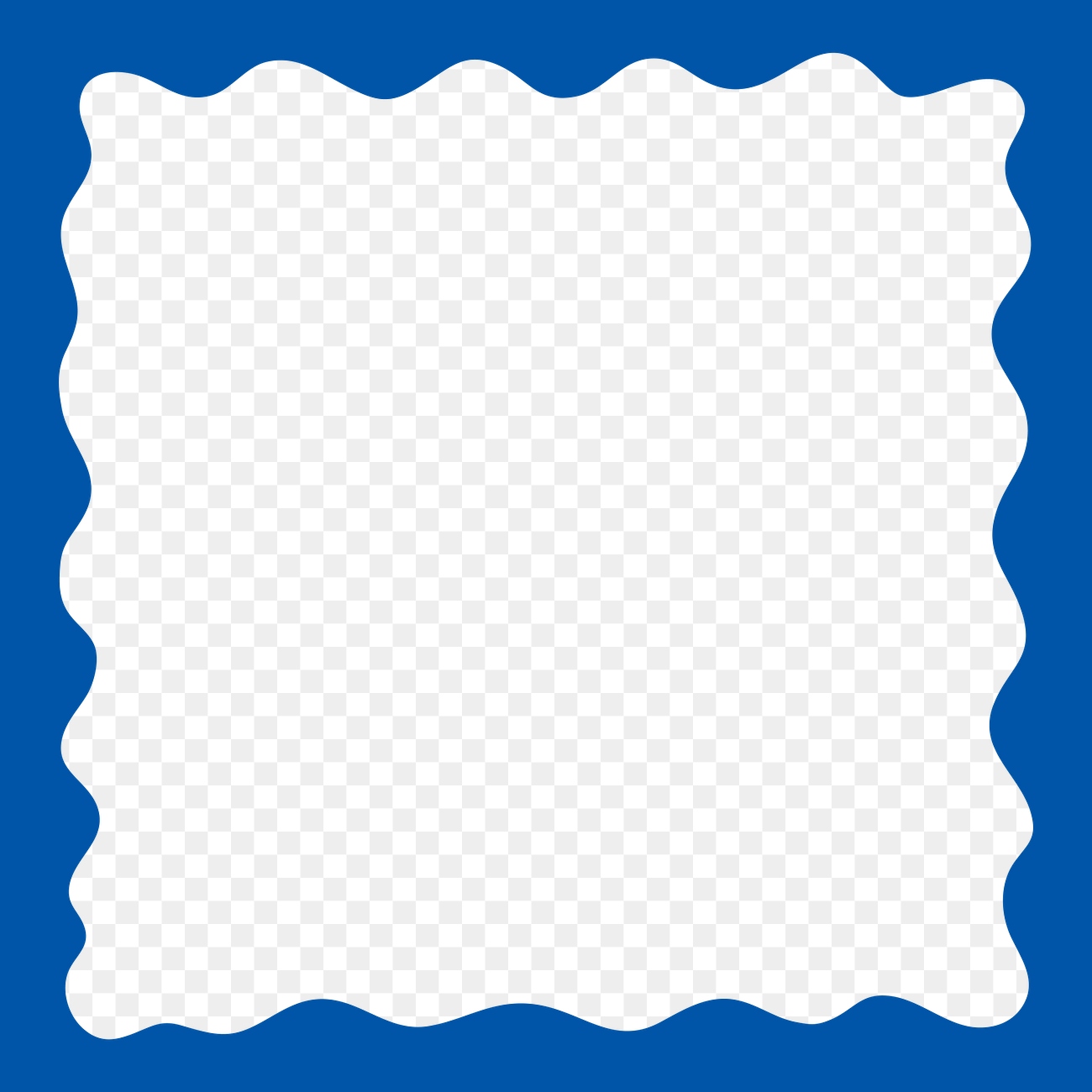 Blue frame png, transparent background | Premium PNG - rawpixel