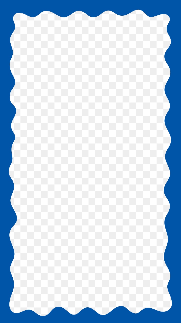 Blue frame png, transparent background | Premium PNG - rawpixel