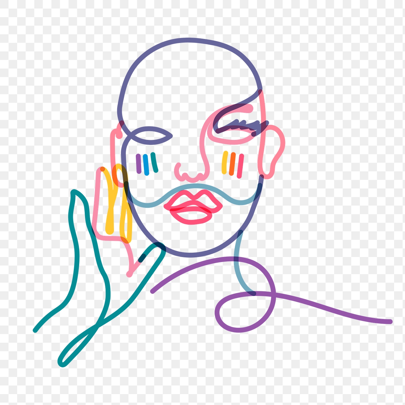 Gay man portrait png clipart | Premium PNG - rawpixel