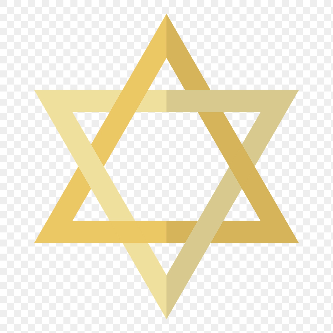 Star of David Jewish symbol design element | Free transparent png - 2432862