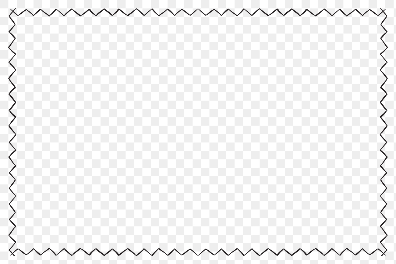 Png frame border zigzag ornament | Free PNG Sticker - rawpixel