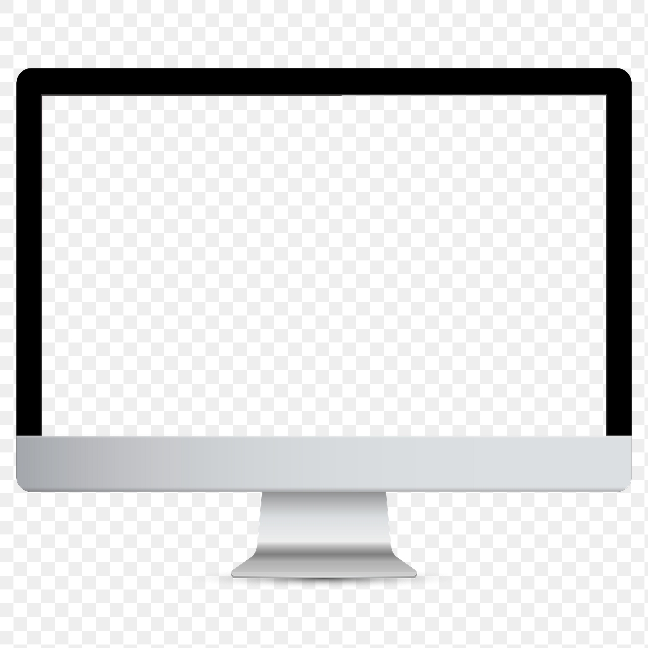 Computer desktop mockup png