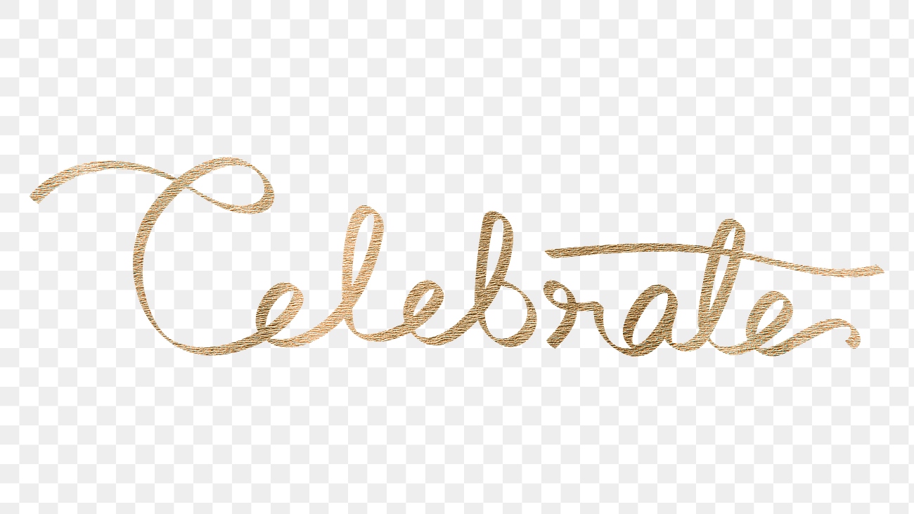 Golden celebrate calligraphy | Free stock illustration | High ...