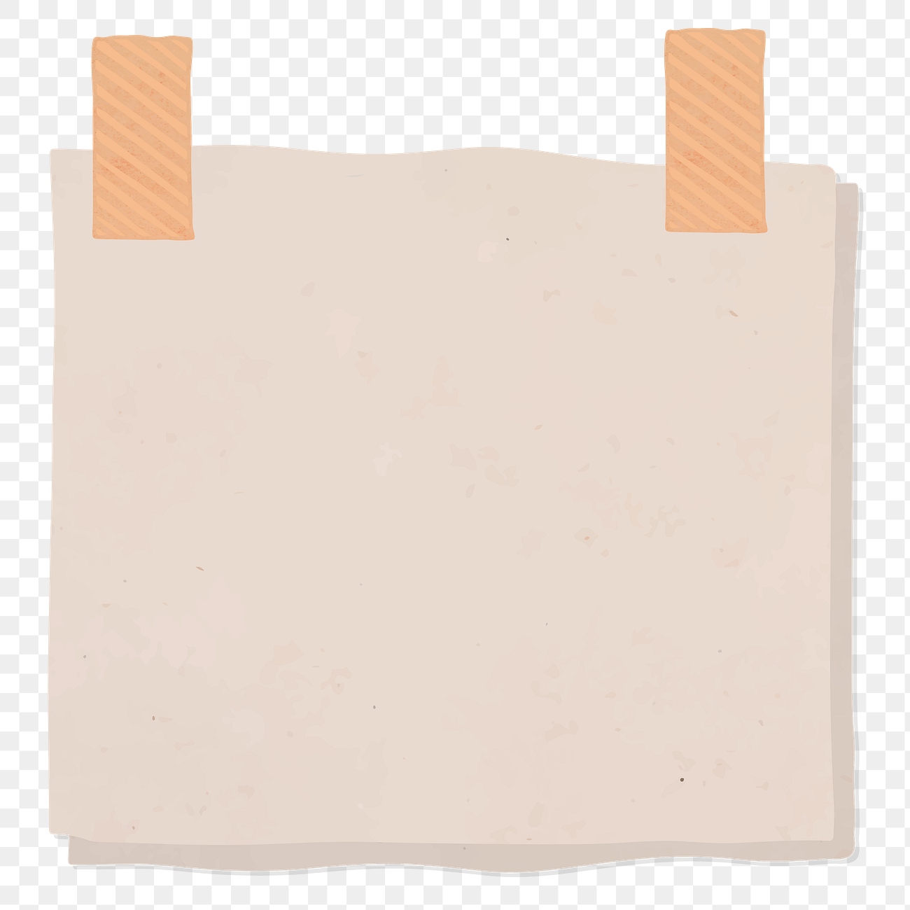 Blank note paper png
