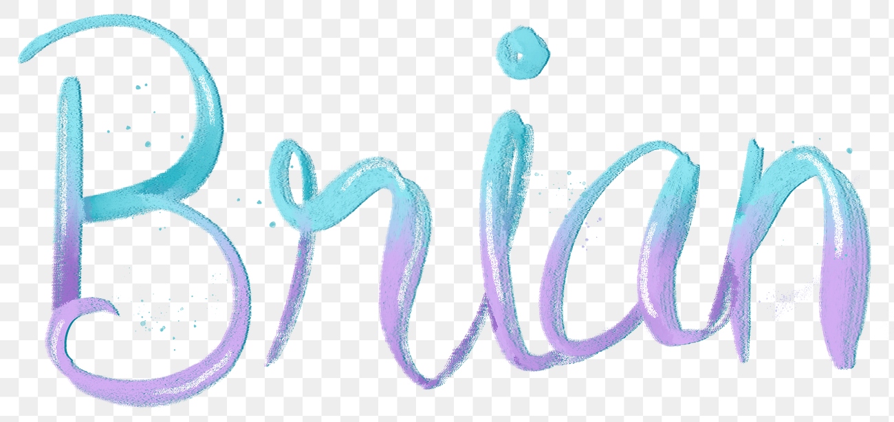 Brian png handwritten calligraphy font | Free PNG - rawpixel