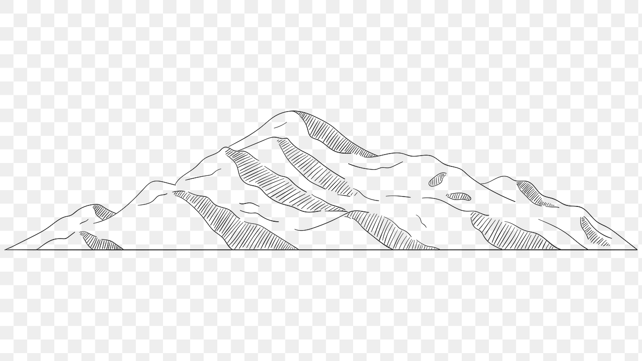 Mountain design element png