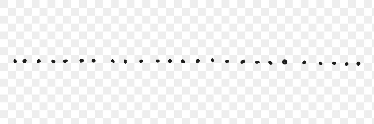 Png dotted line sticker in black | Free PNG Sticker - rawpixel
