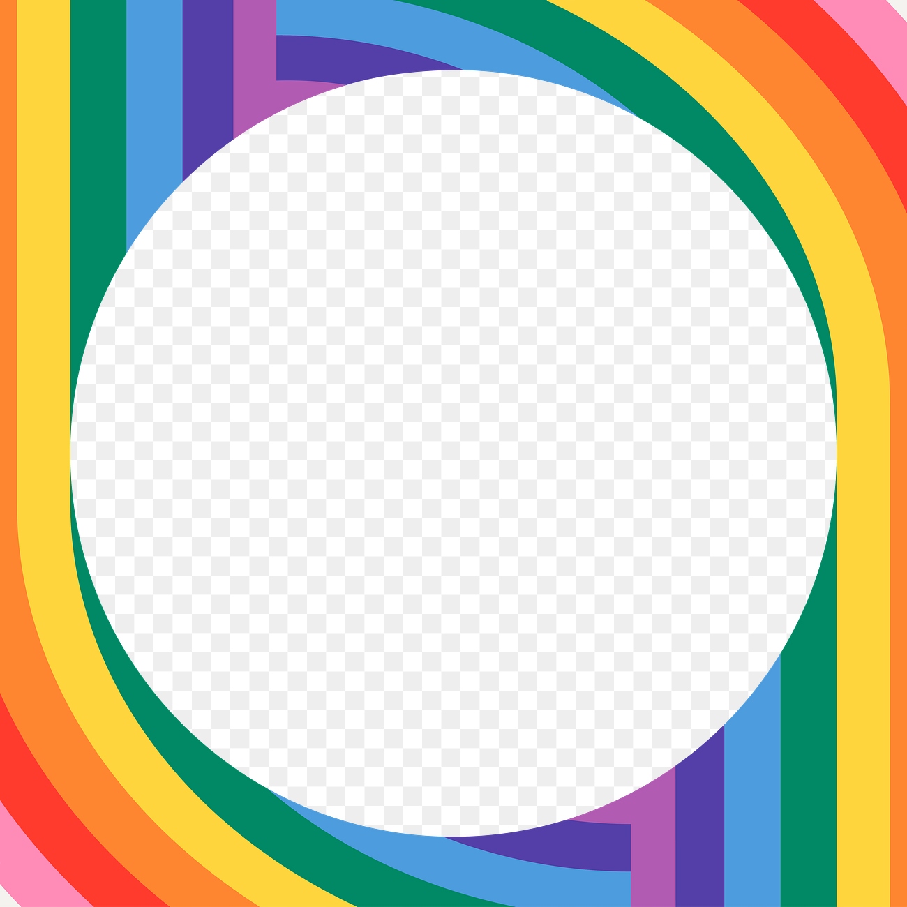 Rainbow frame png LGBTQ pride | Free PNG Sticker - rawpixel