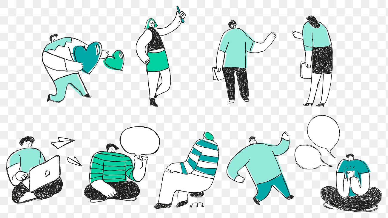 Green business transparent png cartoon | Free PNG - rawpixel