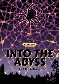 Spider web poster template, editable | Premium Editable Template - rawpixel