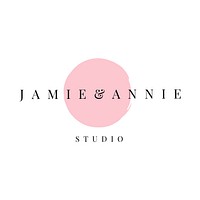 Pastel pink logo template, editable | Premium Logo Maker - rawpixel