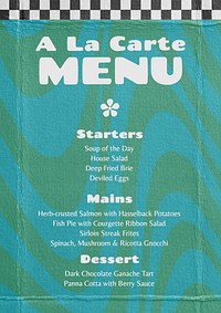 la carte menu poster template | Premium Editable Template - rawpixel
