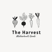 Harvest logo template, editable text | Premium Logo Maker - rawpixel