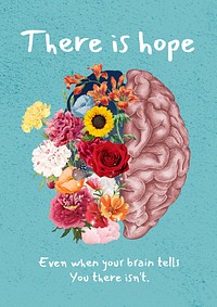 Beautiful mind poster template, surreal | Premium Editable Template ...