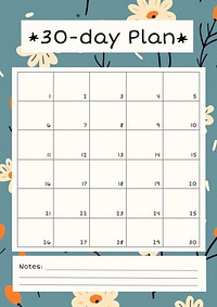 Monthly plan planner template | Premium Editable Template - rawpixel