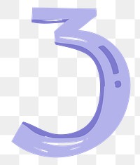 PNG Number 3 hand drawn | Free PNG - rawpixel