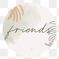 PNG botanical friends Instagram story | Free PNG - rawpixel