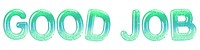 Good job word png jelly | Free PNG - rawpixel