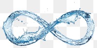 PNG Water infinity symbol splash | Free PNG - rawpixel