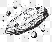 PNG Meteorite art illustrated drawing. | Free PNG - rawpixel