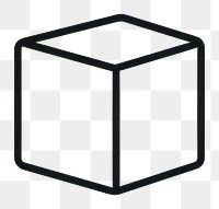 PNG Minimalist 3D cube line | Free PNG - rawpixel