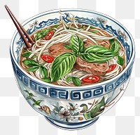 PNG Traditional Vietnamese Pho illustration | Premium PNG - rawpixel
