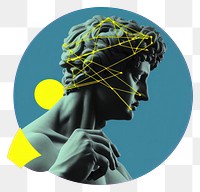 PNG Collage art greek statue | Free PNG - rawpixel