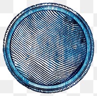 Abstract blue circular fingerprint pattern | Free PNG - rawpixel