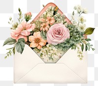 PNG Elegant floral envelope illustration | Free PNG - rawpixel