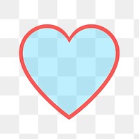 PNG Simple blue heart illustration | Free PNG - rawpixel