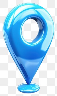 PNG Blue 3D location pin | Premium PNG - rawpixel