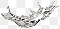 Silver liquid splash abstract art | Premium PNG - rawpixel
