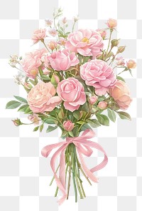 PNG Coquette rose bouquet roses | Free PNG - rawpixel