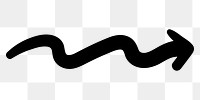 PNG Curved black arrow, transparent | Free PNG - rawpixel