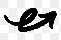 PNG Curved black arrow, transparent | Free PNG - rawpixel