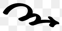 PNG Curved black arrow, transparent | Free PNG - rawpixel