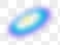 Gradient blue oval png element | Free PNG - rawpixel