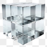 PNG Cuboid crystal glass white | Free PNG - rawpixel