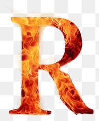 Burning letter R text fire | Premium PNG - rawpixel