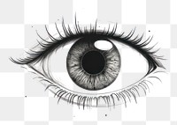 PNG Eye drawing sketch white | Premium PNG - rawpixel
