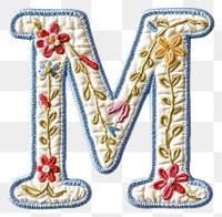 PNG Alphabet M embroidery pattern | Free PNG - rawpixel