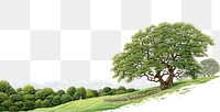 PNG Landscape tree outdoors nature. | Premium PNG - rawpixel