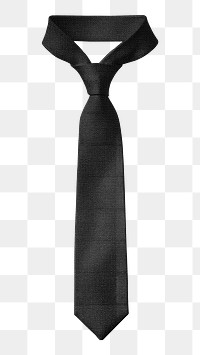 PNG black necktie, transparent background | Premium PNG - rawpixel