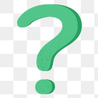 PNG green question mark sign, | Free PNG - rawpixel