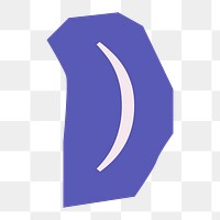 Parentheses sign png papercut illustration, | Free PNG - rawpixel